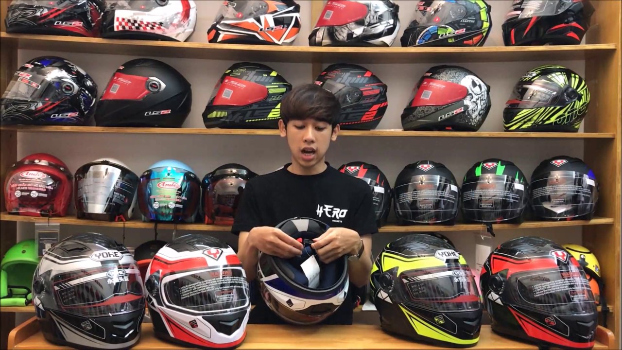Fullface YOHE 970 Reviews - HERO Helmets - YouTube
