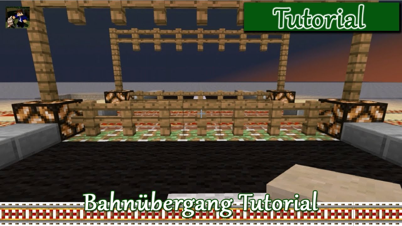 Minecraft Railroad Crossing Tutorial - Bahnübergang Train Road ...
