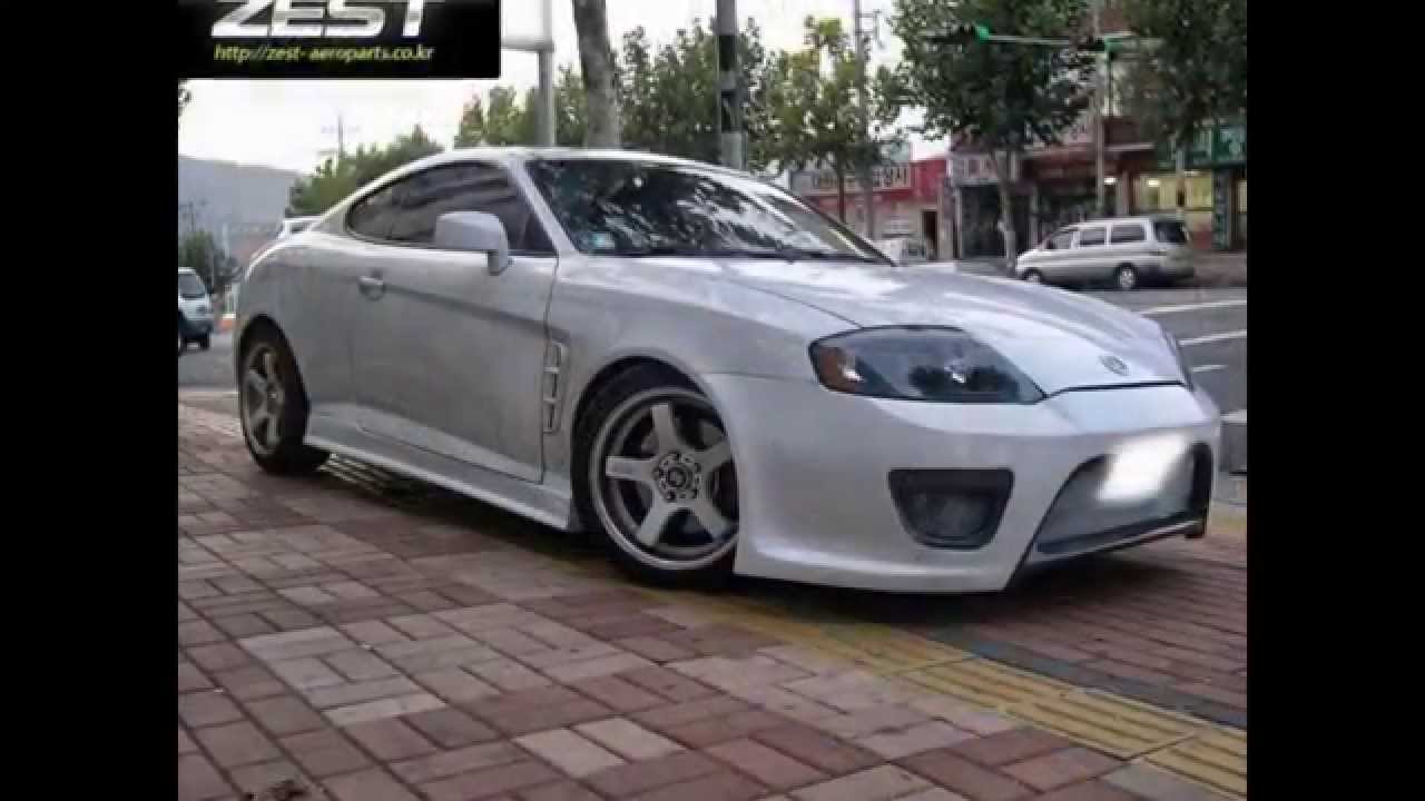 zest aeroparts Hyundai Motors Tuscani body kit(Front, side ) (제스트 투스카니 ...