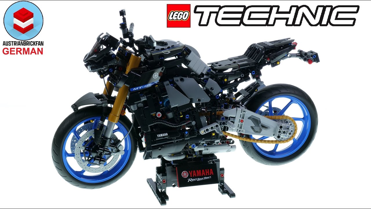 LEGO Technic 42159 Yamaha MT-10 SP - LEGO Speed Build Review - YouTube
