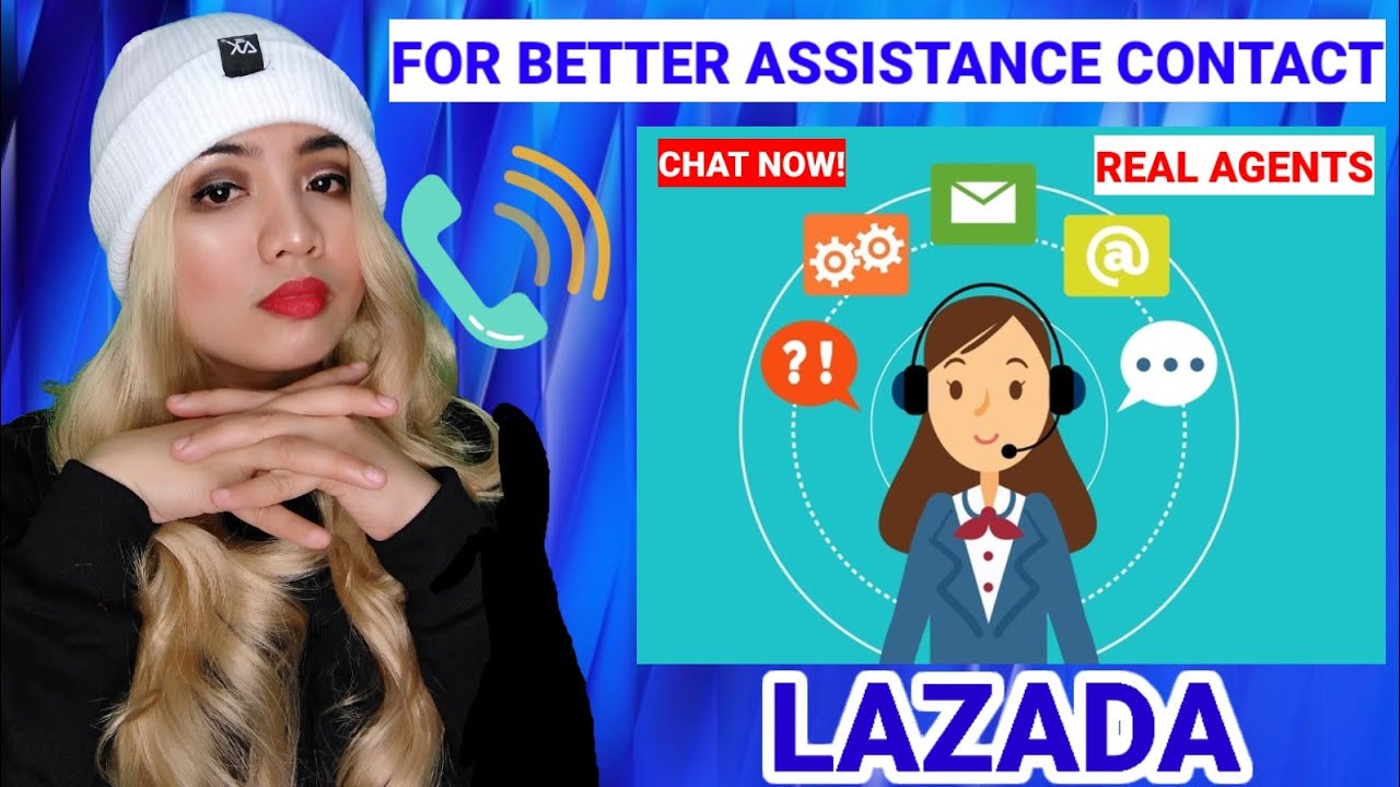 HOW TO CONTACT REAL AGENTS IN LAZADA | See the discription box to get ...