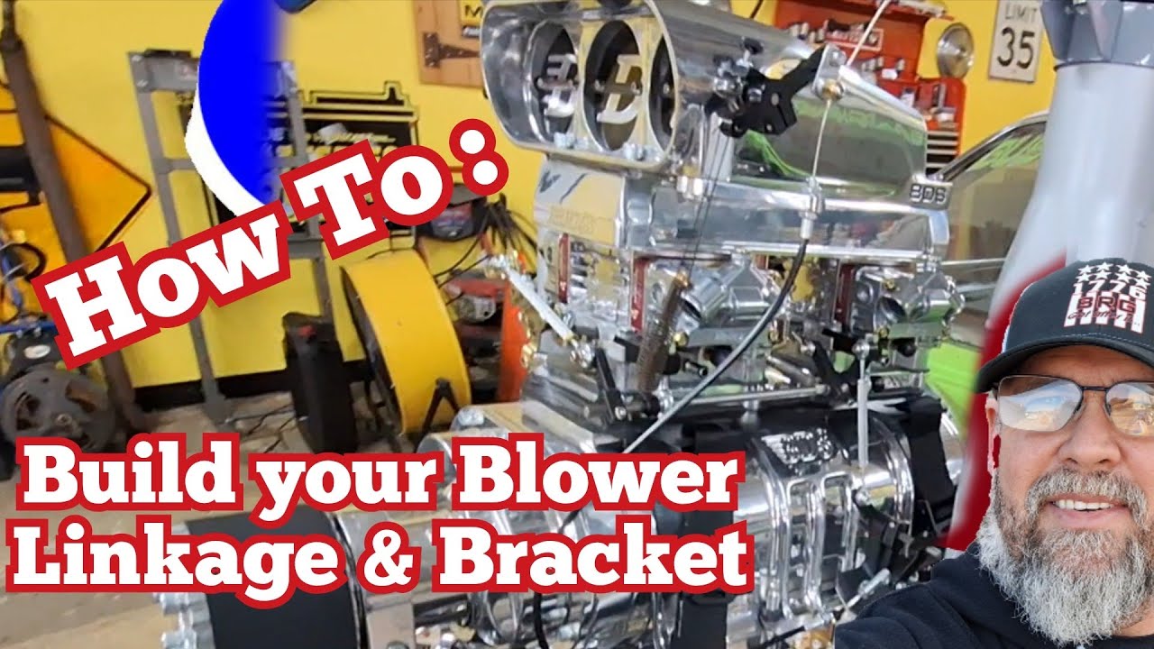 How to build a Mopar 8-71 Blower Linkage and Custom Bracket. - YouTube