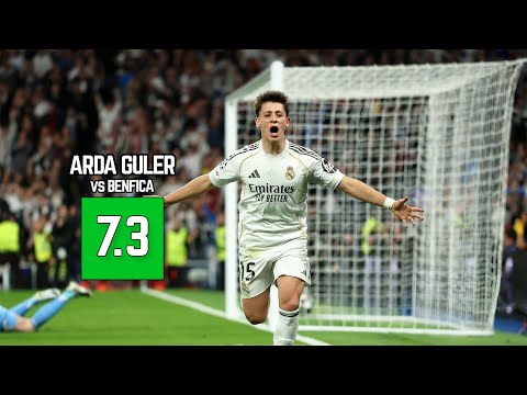 Arda Güler vs Benfica | 100th Match for Real Madrid 