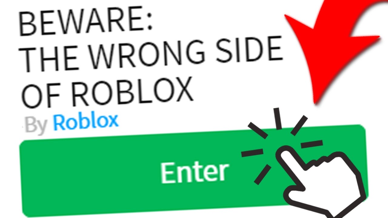 DO NOT ENTER THE WRONG SIDE OF ROBLOX (Playing Weird Roblox Games ...