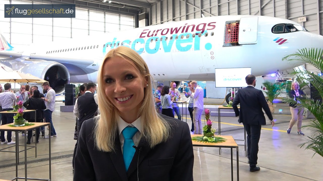 Eurowings Discover A330 Vorstellung / Rundgang mit Pilotin Daniela ...