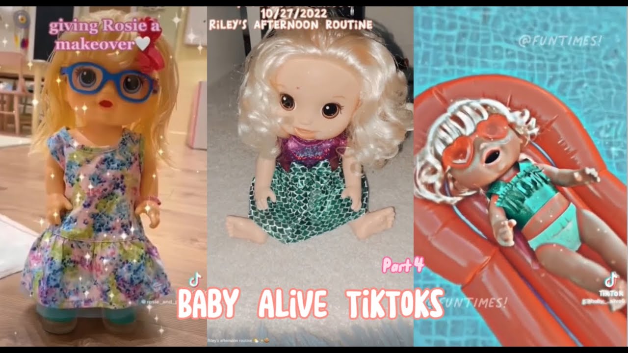 Preppy Baby Alive TikTok Compilation #4 🏝 | Credit to the makers of the ...