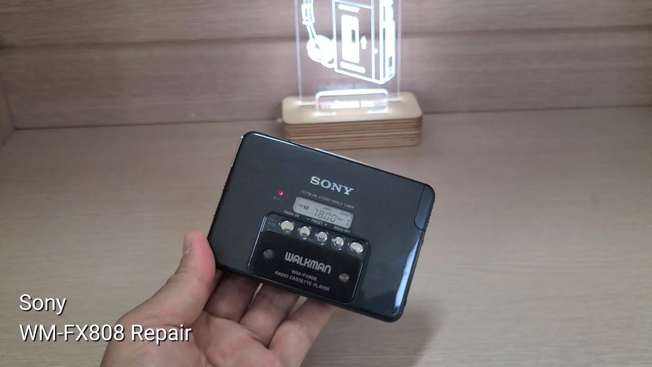 Sony WM-FX808 Repair Cassette Walkman - YouTube