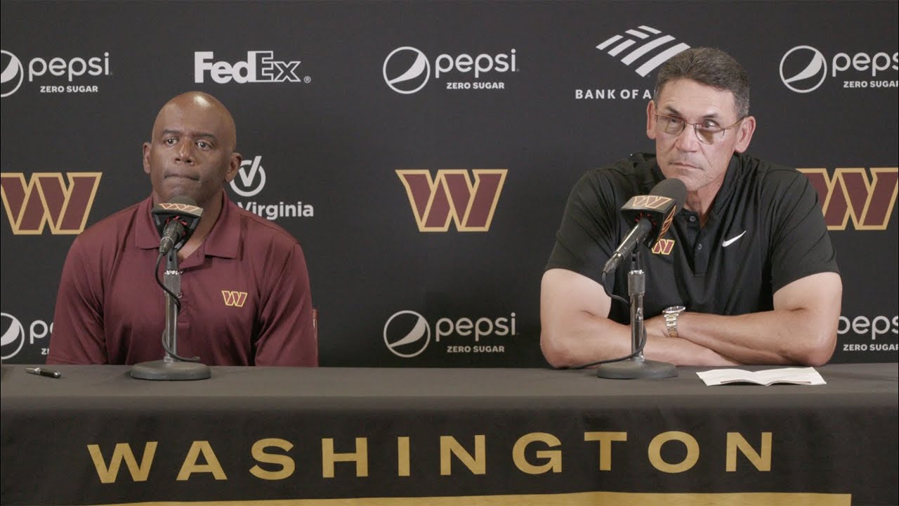 Roster Cutdown Day Press Conference: HC Ron Rivera and GM Martin Mayhew ...