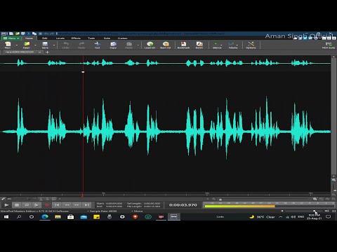 How To Amplify & Remove Noise From An Audio Files Using Wave Pad Sound ...