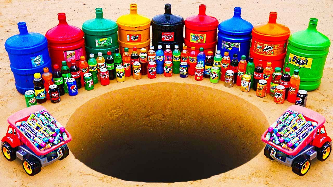 Dump Truck, Mentos, Big Coca Cola, Fanta, Mirinda, Sprite and Many ...
