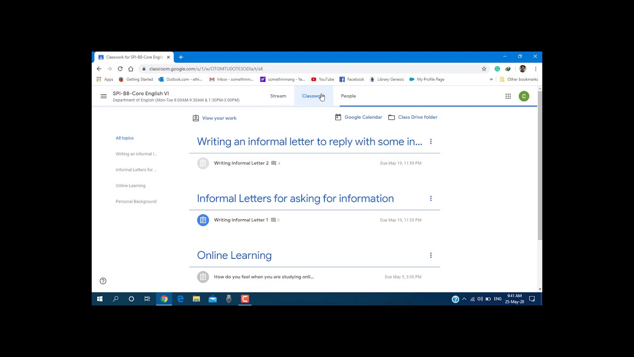 How to create DOC on google classroom - YouTube