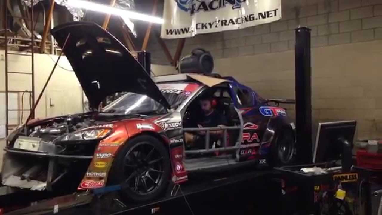 KMR 3 Rotor Turbo RX8 Dyno Testing - YouTube