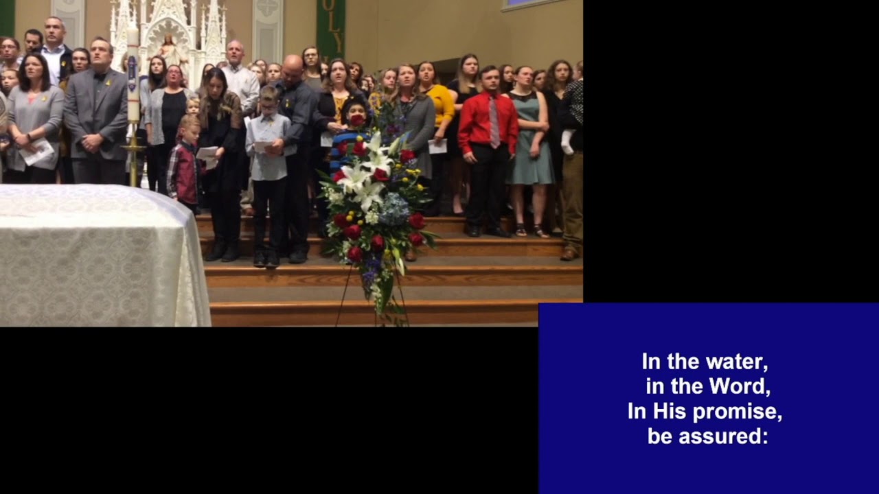 2019-11-17 ILS Family Sings "Father Welcomes" during Alec Ingram ...