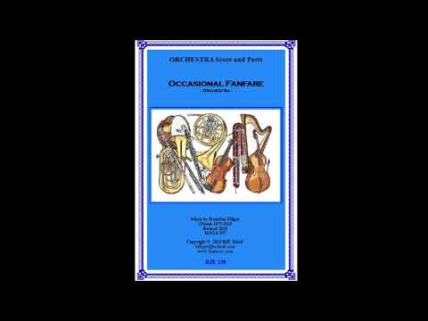 Occasional Fanfare (No. 1) - Orchestra Revised 2021 BJE Music 238