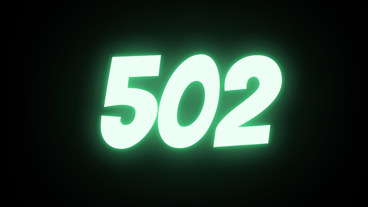 502 Seconds Countdown Clock Timer Alarm Mode - YouTube