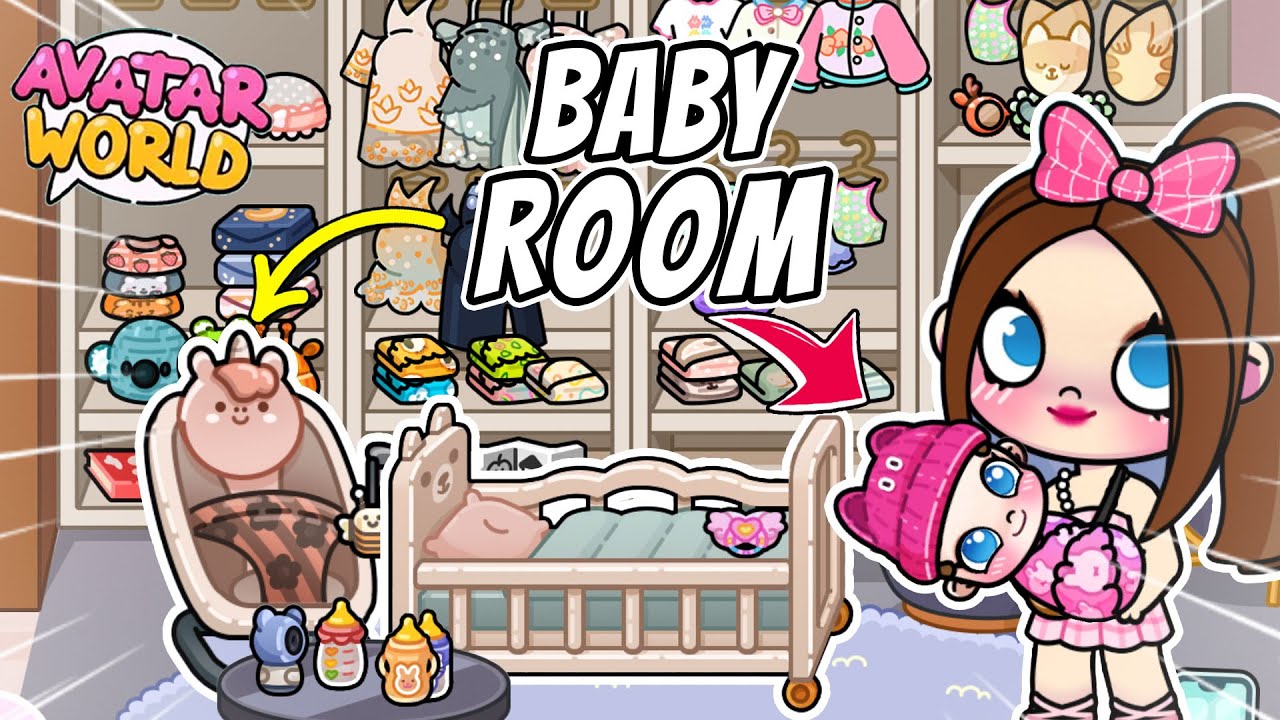 BABY ROOM IN THE MANSION WITH NEW ITEMS FROM THE PAZU AVATAR WORLD GAME ...