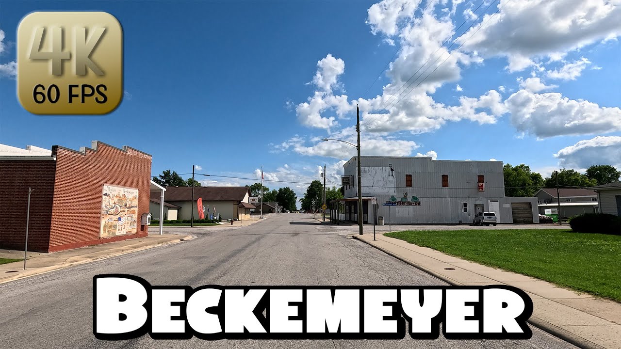 Driving Around Small Town Beckemeyer, Illinois in 4k Video - YouTube