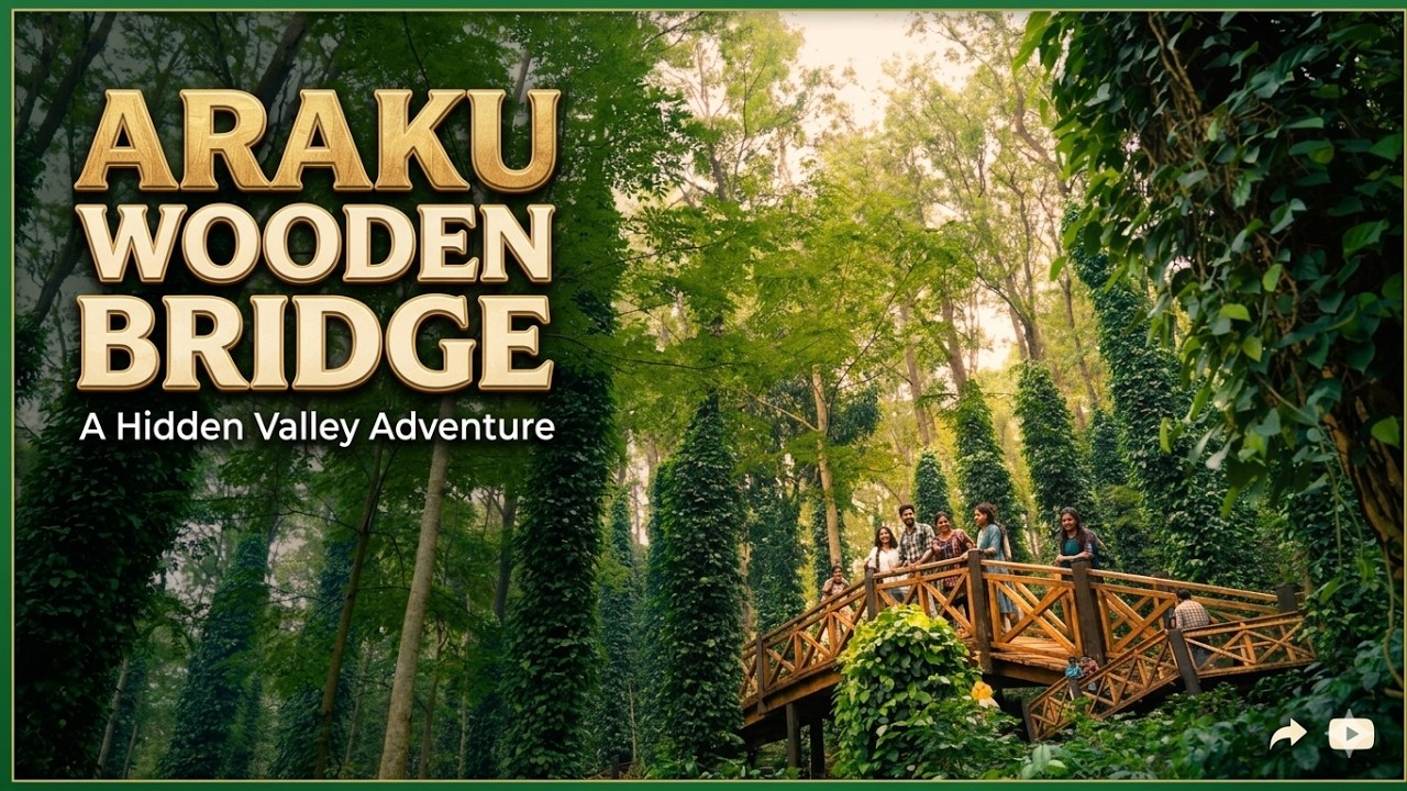 Nature Walk On Araku Wooden Bridge | Canopy Walk In Araku Valley ...