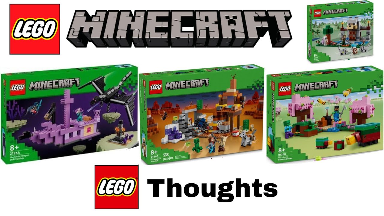 LEGO Minecraft Summer 2024 Sets | Thoughts - YouTube