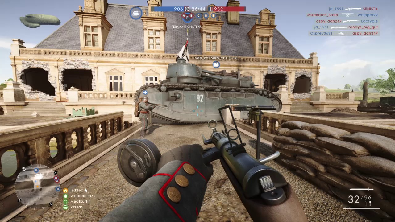 BF1 when Noobs drive the behemoth tank - YouTube