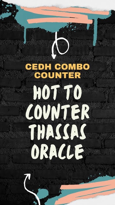 CEDH COMBO Breaker. Spells to counter Thassas Oracle Combo #cedh #edh #mtg #mtgcombo #tcc - YouTube