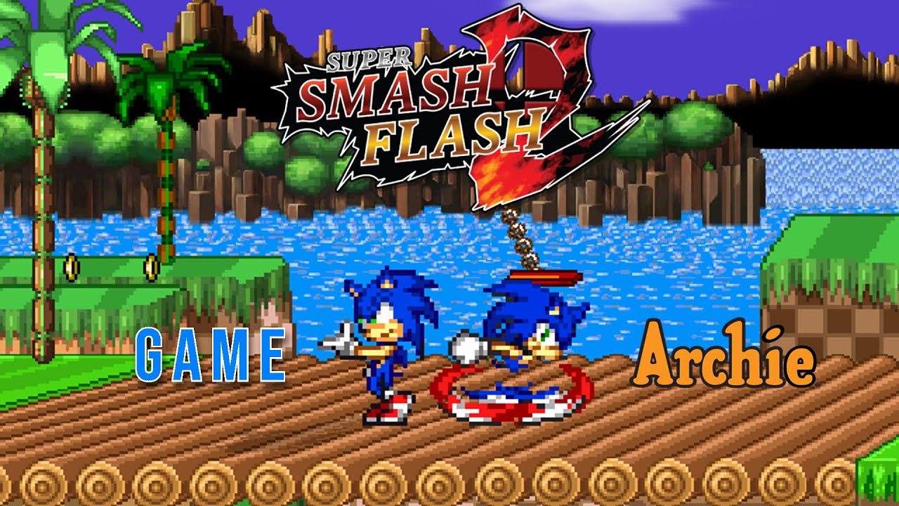 SSF2 Mods: Archie Sonic vs Sonic Revamped V3 - YouTube