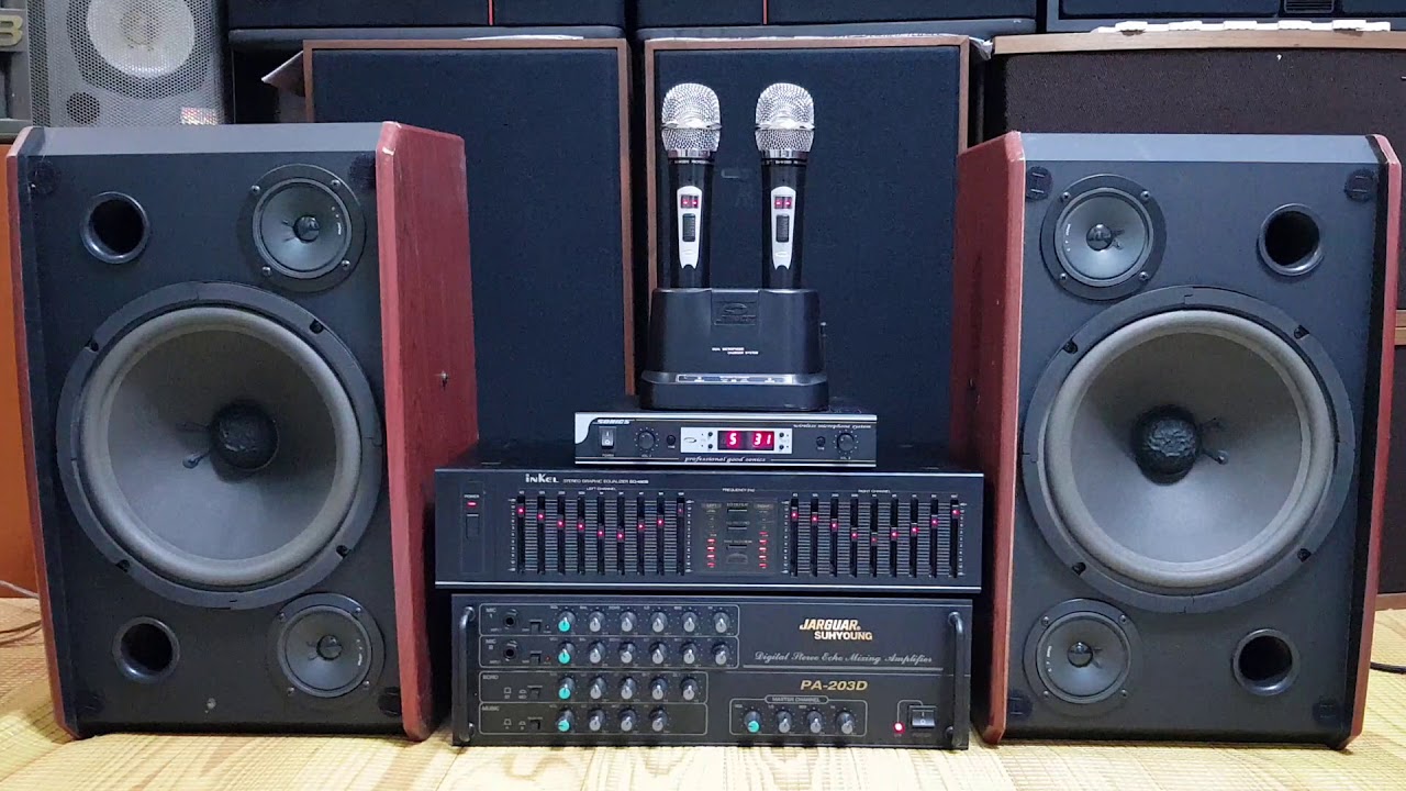 JARGUAR PA-203D + inkel EQ480B+ AIR Series Proaudio SYSTEM - YouTube