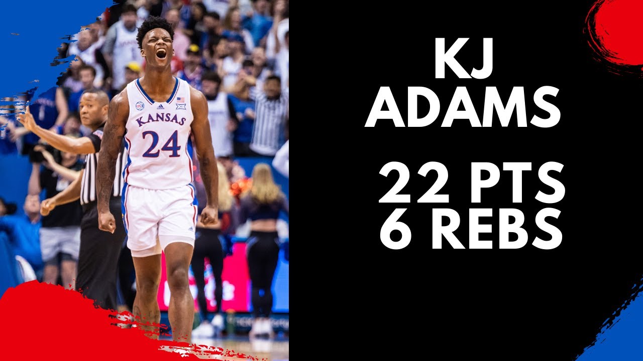 KJ Adams Highlights vs. Oklahoma | 1/10/23 | 22 Pts, 6 Rebs - YouTube