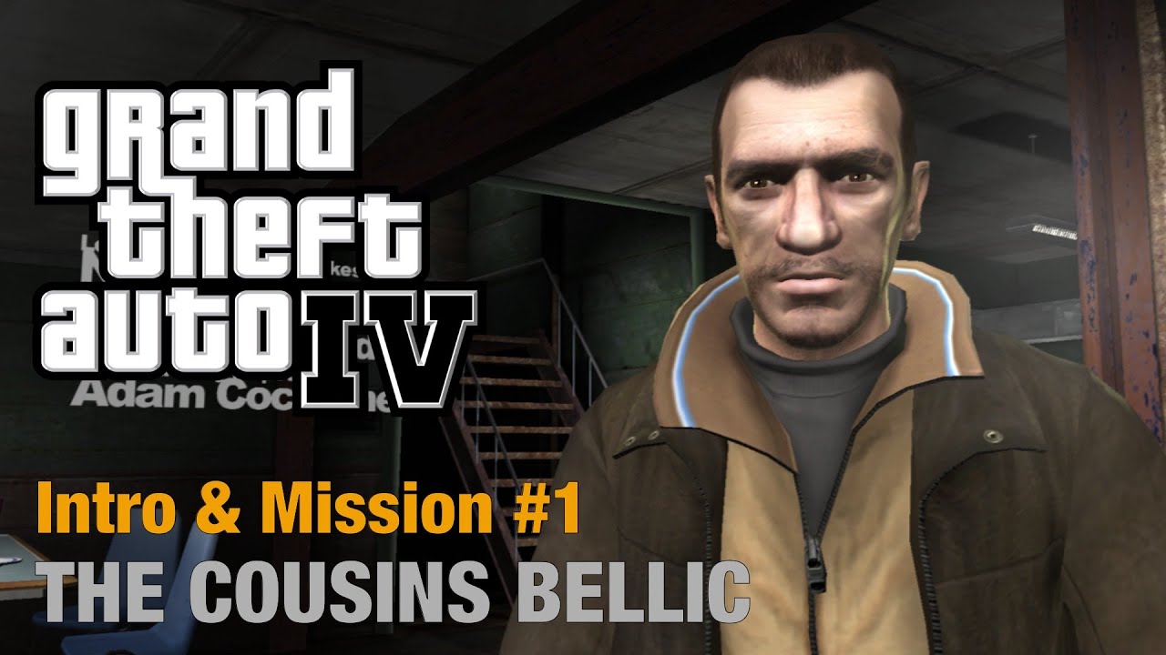 GTA 4 | Intro & Mission #1 | The Cousins Bellic | Walkthrough [No ...