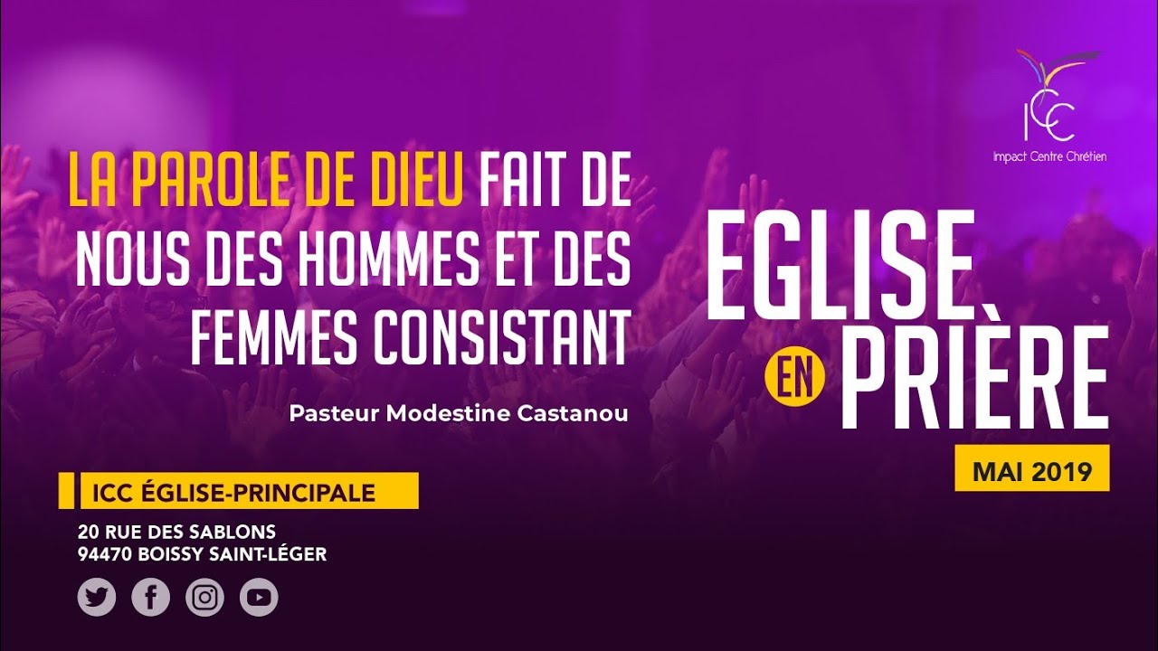LA PAROLE DE DIEU FAIT DE NOUS DES HOMMES ET DES FEMMES CONSISTANTS ...