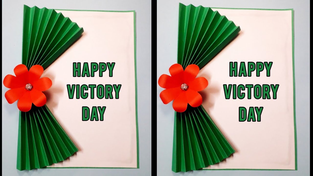 বিজয় দিবসের শুভেচ্ছা কার্ড বানানো || Victory day card || Happy victory ...