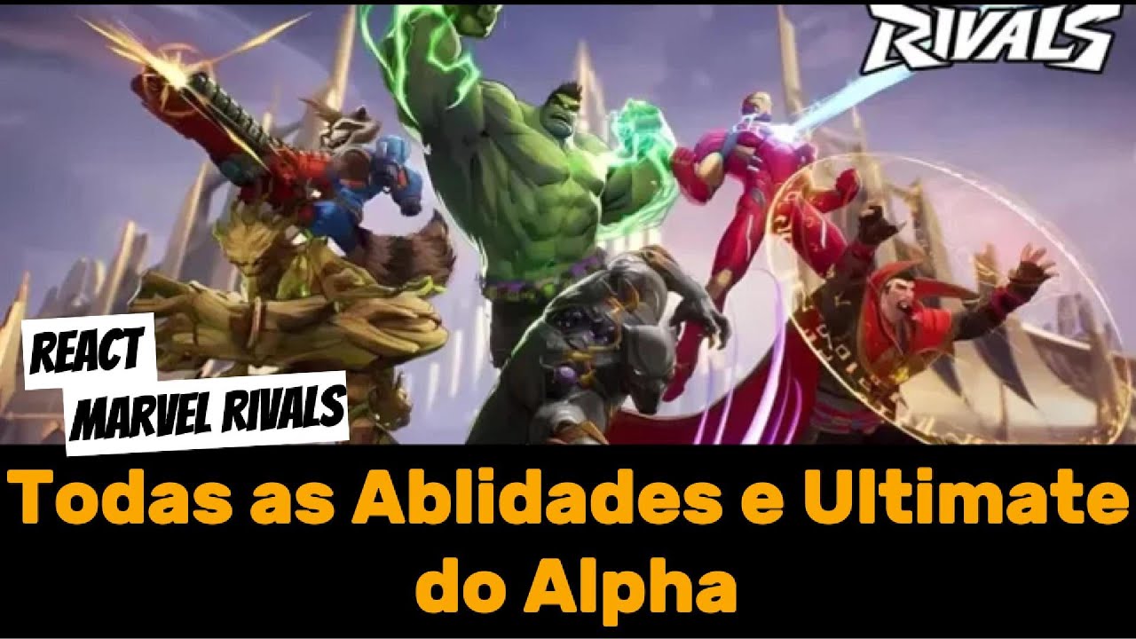 todas as ablidades e ultimate do alpha , marvel rivals - YouTube