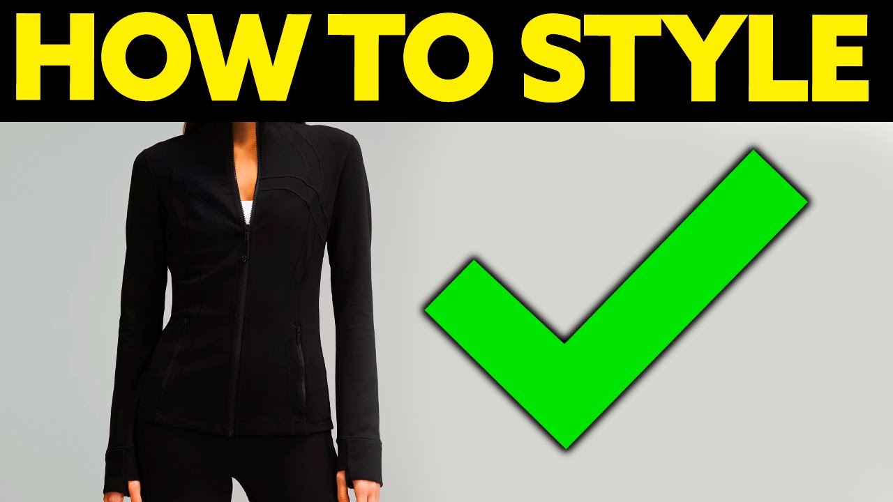 How To Style Lululemon Define Jacket (Full Guide!) - YouTube