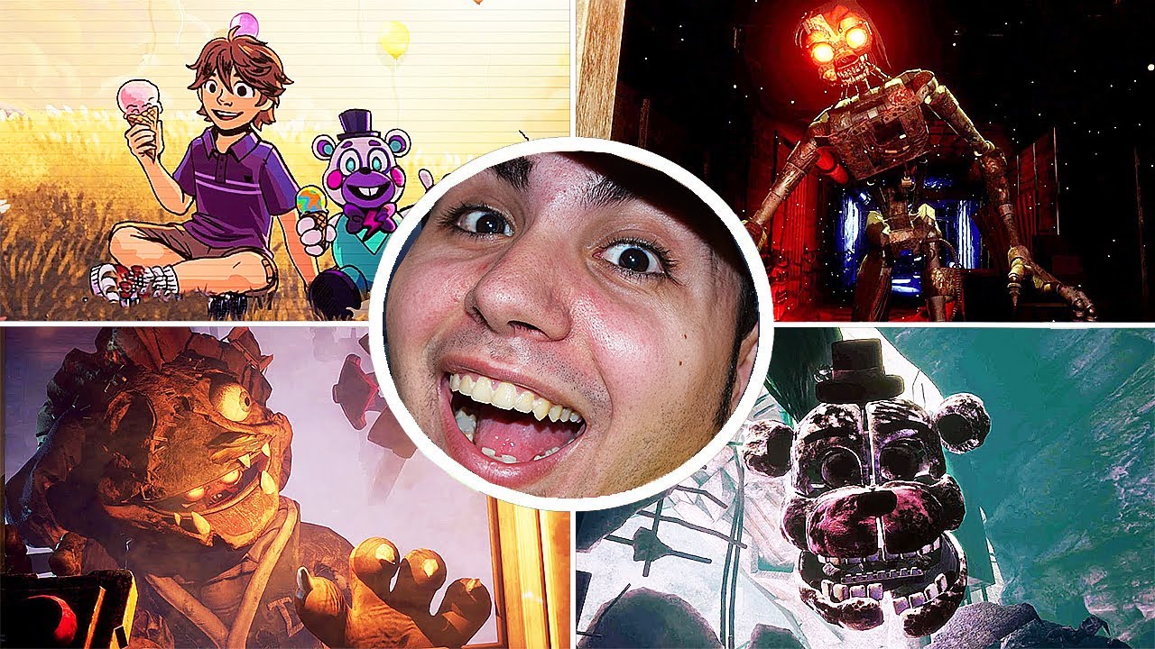 Sblocco TUTTI I FINALI Segreti di FNAF Security Breach RUIN! Fredbear ...