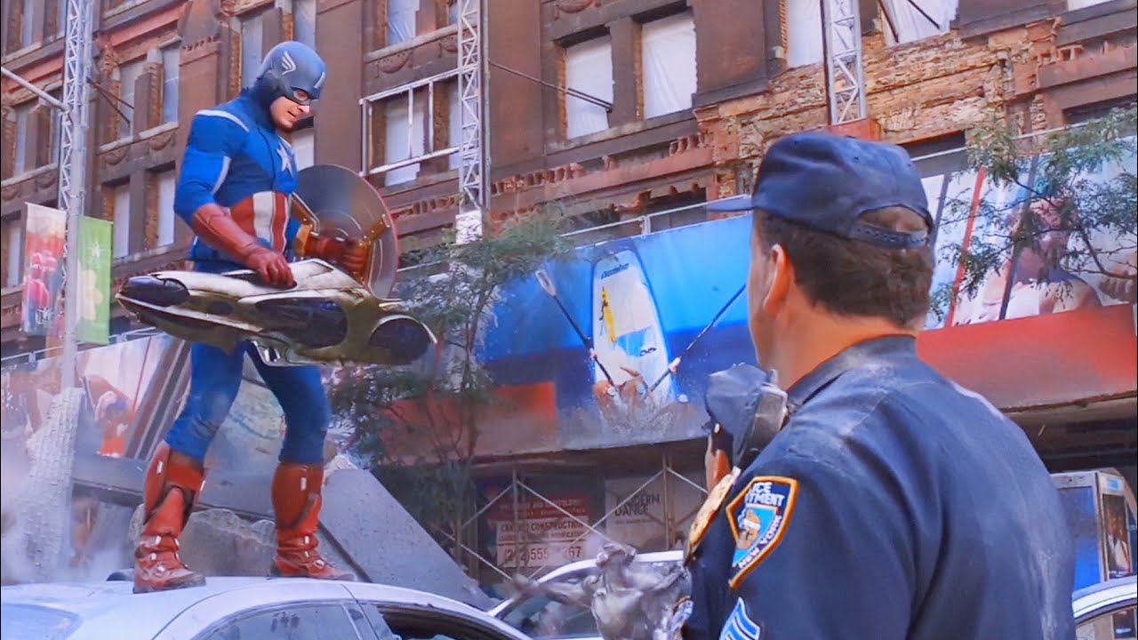 The Avengers (2012) - Avengers vs Chitauri Army Scene Part 1/5 - YouTube