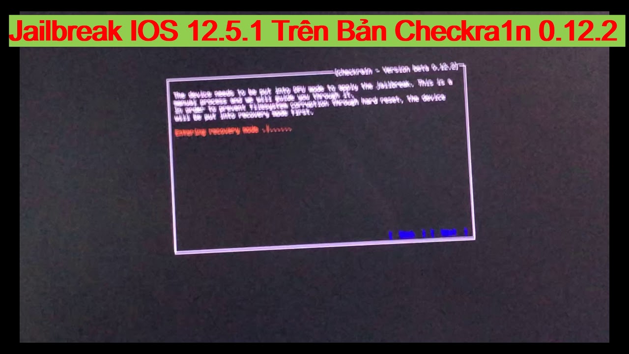Hướng Dẫn Jailbreak IOS 12.5.1 Trên Windows - Jailbreak iOS 12.5.1 ...