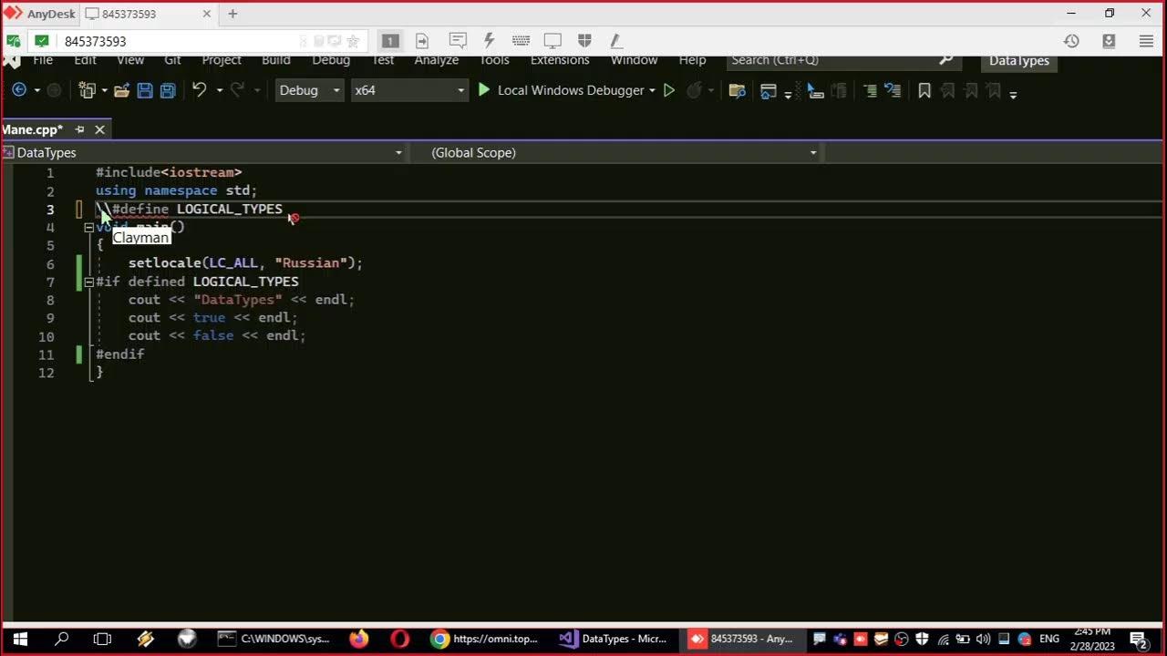Bd321 Define Ifdef Endif 2023 02 28 Lesson 1 Youtube
