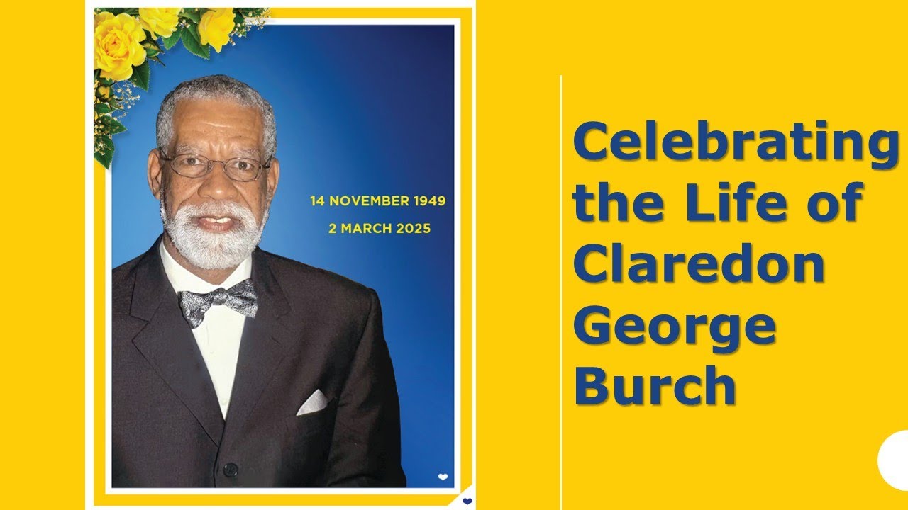 Celebrating the Life of Claredon George Burch - YouTube