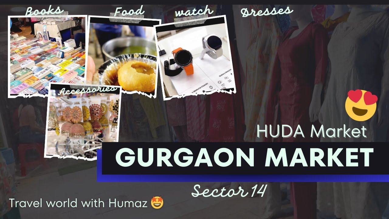 Gurgaon market Sector 14😱 HUDA market | Shopping in gurgaon - YouTube