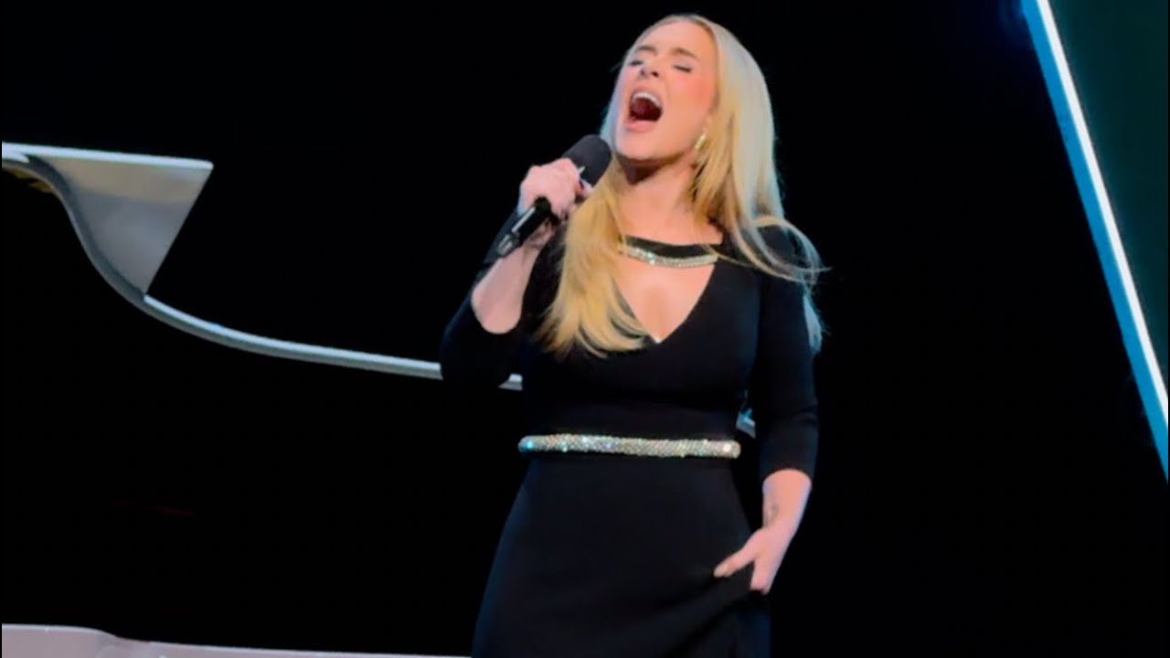 Adele - Easy On Me (Live at the Colosseum in Las Vegas on June 1, 2024 ...