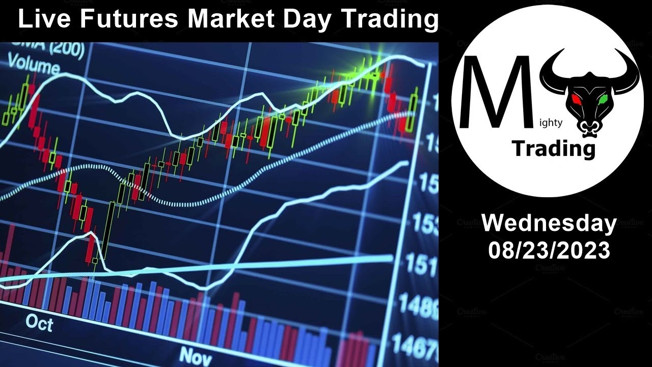 Live Trading the Futures Market - Aug 23rd, 2023. - YouTube