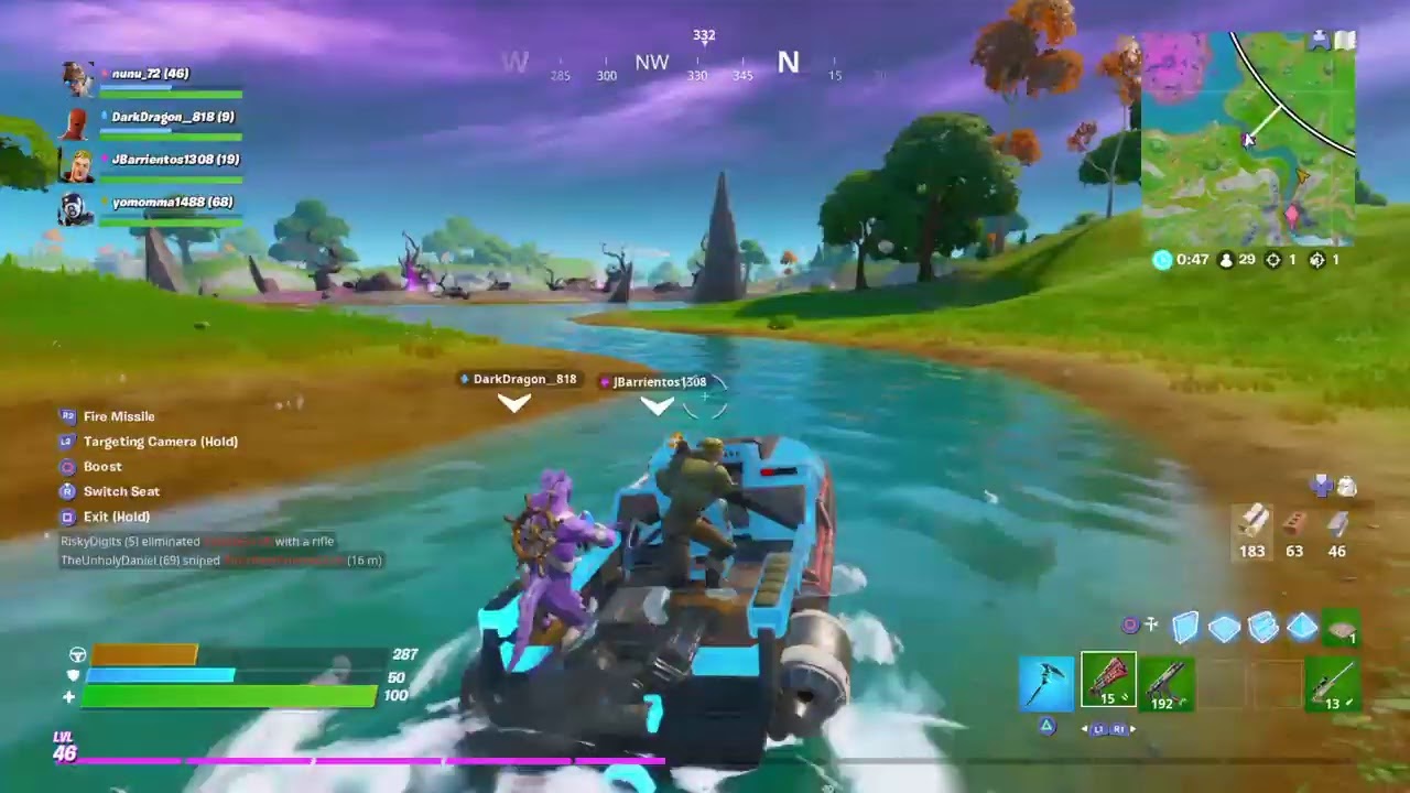 Fortnite chapter 2 playing with open water set - YouTube