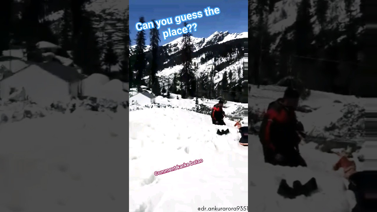 Guess the place ?? #snowfall #snow #guess #the #place #trending #trend ...