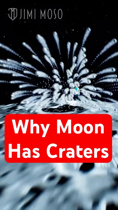 Why Moon Has Craters, But Earth Doesn't 🌙 🌎 - YouTube
