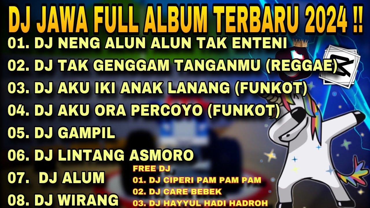 DJ JAWA FULL ALBUM TERBARU 2024 !! DJ TIKTOK TERBARU 2024 !! - YouTube