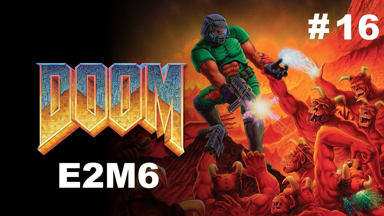 Vamos jogar Doom - E2M6 - Halls of the Damned - YouTube