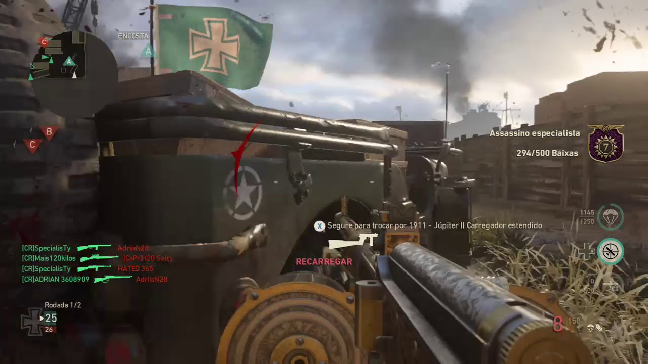 Pegando V2 no COD WW2 de Lewis e VMG 1942 - YouTube