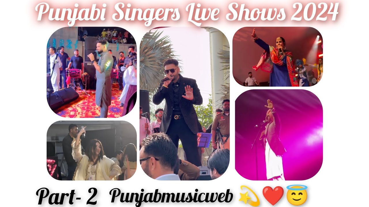 Punjabi Singers Live Shows 2024 Part -2 |PunjabiSingers ...