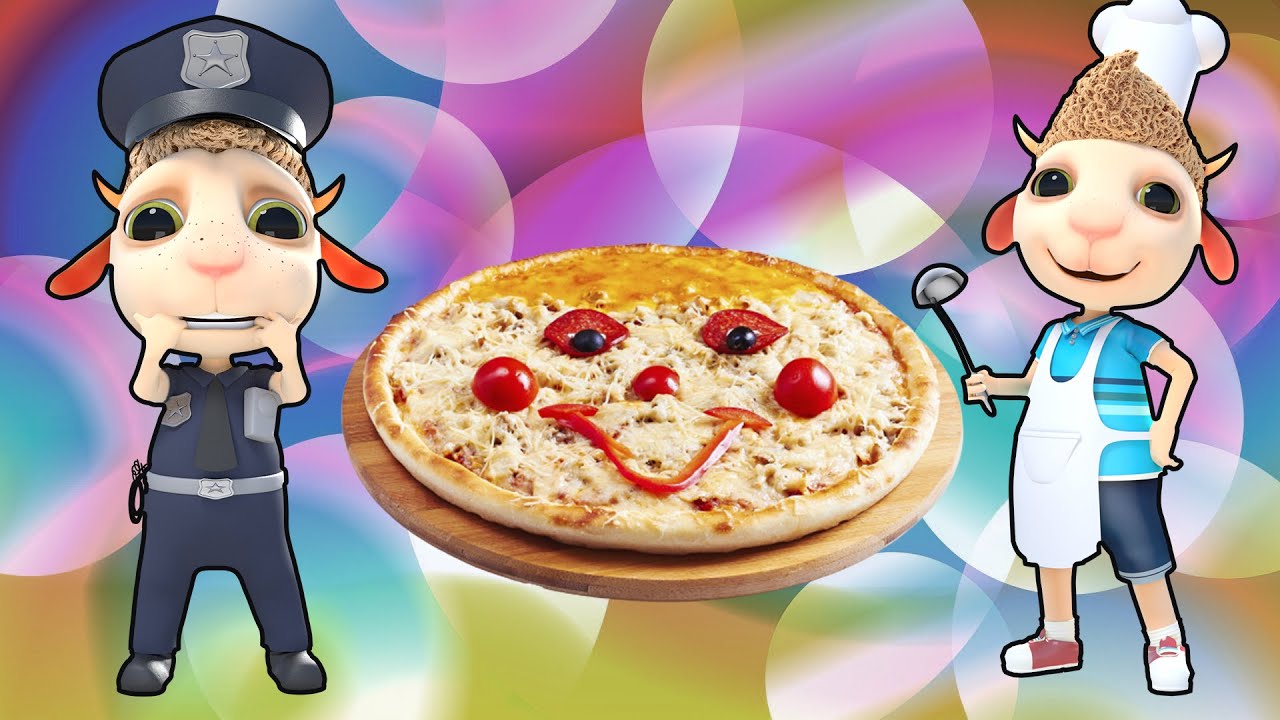 Cooking A Delicious Colorful Pizza | Pretend Play Real Pizza Drive ...