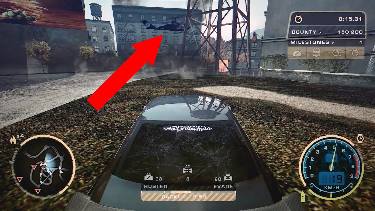 You Are Able To Destroy The Helicopter In NFS Most Wanted Remastered ...